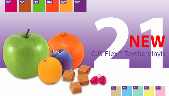 21 New GJS Flex Thermal Polyurethane Heat Transfer Vinyl Colours! 21 New GJS Flex Thermal Polyurethane Heat Transfer Vinyl Colours!